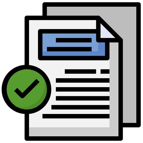 Validation Badge Agreement Documents Paper Icon Download On Iconfinder