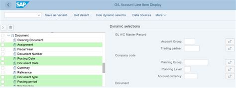 Fbl3n In Sap A Report To Display The Gl Balances