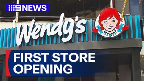 Wendys Opening First Australian Store On The Gold Coast 9 News