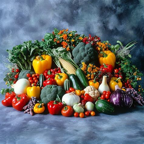 Free Abundant Vegetable Assortment Image Vegetables Fresh Colorful