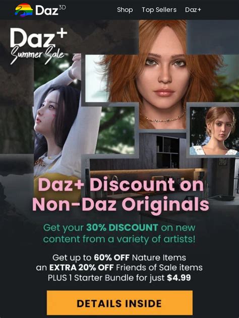 Daz 3d Daz Discount On Non Daz Originals Milled