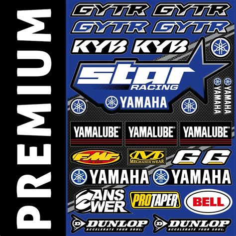 Yamaha Stickers For Bikes Online Shop Motorcycle New Style Team