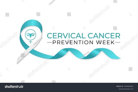 Cervical Cancer Prevention Week 2025 Will Stock Vector Royalty Free