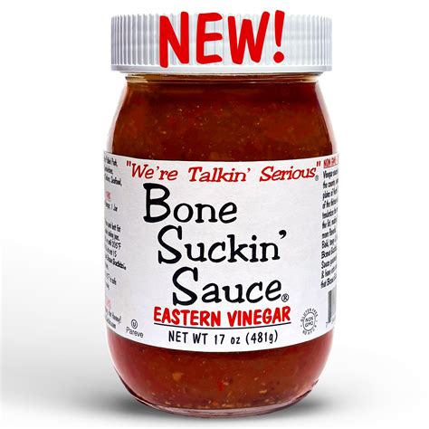 Bone Suckin Sauce® Eastern Vinegar Bbq Sauce 17 Oz Glass Bottle