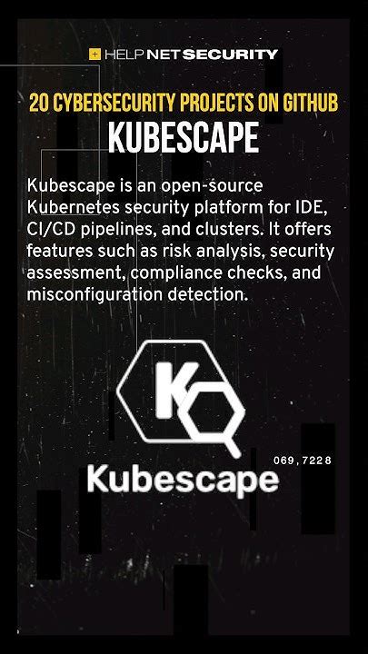 Cybersecurity Projects On Github You Should Check Out Kubescape