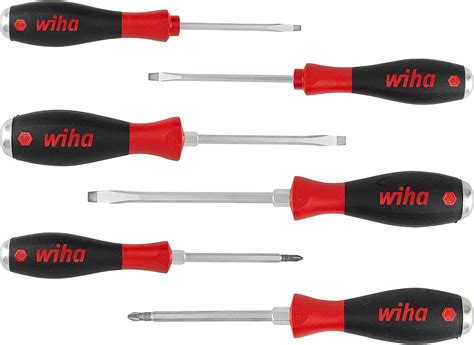 Wiha Schraubendreher Set Mit Schlagkappe Softfinish® 21250 6 Tlg I Schraubenzieher Satz