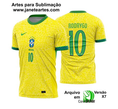 Camisa Titular Brasil Arte