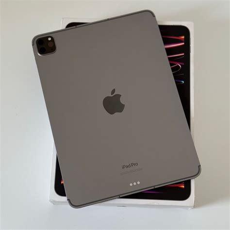 Ipad Pro 11 Polegadas 4a Geracao Chip M2 128 Gb Wi Fi Cellular Cinza Espacial Tablet