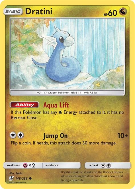 Dratini 148 Prices Pokemon Unified Minds Pokemon Cards