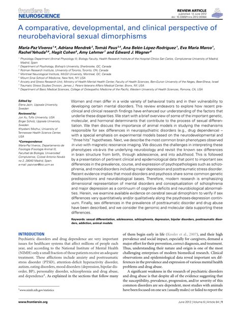 Pdf A Comparative Developmental And Clinical Perspective Of