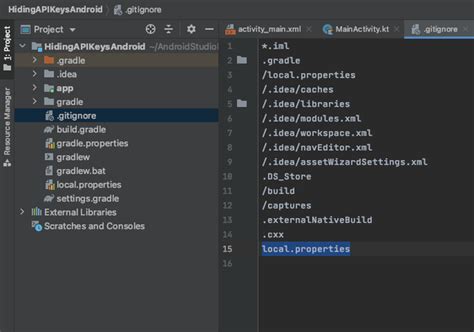 如何在 Android Studio 中隐藏 API 和密钥 码农参考