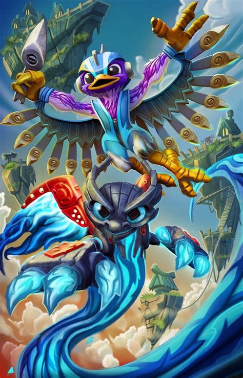 My Skylanders Fan Art Spitfire And Stormblade Skylanders