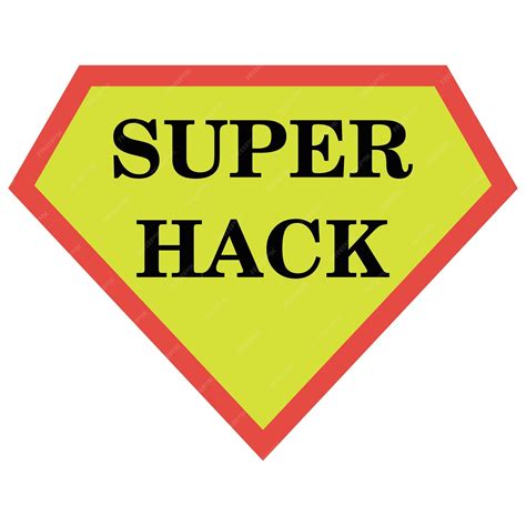 premium vector super hack