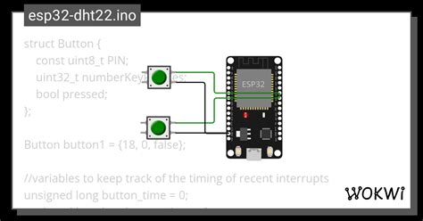 Akhri Akhdio Tugas 1 Interrupt Copy Wokwi ESP32 STM32 Arduino Simulator