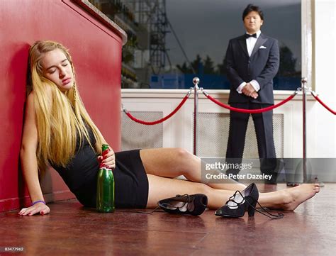 Drunk Teenager Asleep On Night Club Floor Photo Getty Images