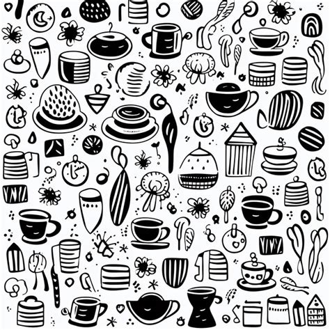 Premium Ai Image Simple Doodle Ar Minimal And Cute