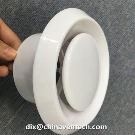 China Hvac Circular Ceiling Diffuser Round Plastic Disc Valve For