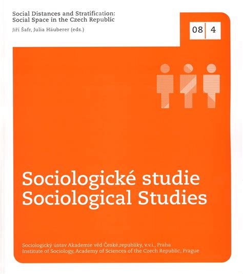 Perception Of Social Classes And Class Identification In The Czech