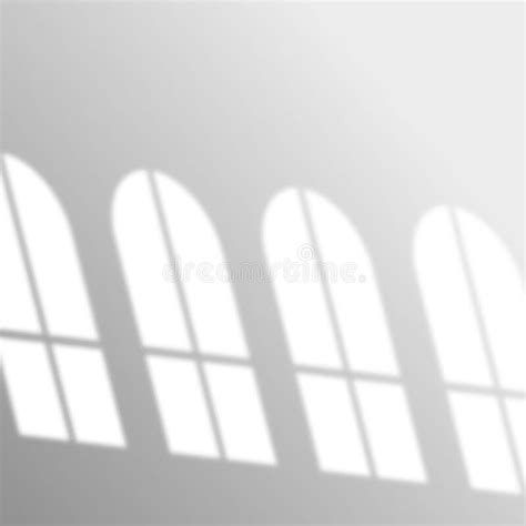 Whie Wall With Window Shadow Overlay Stock Vector Illustration Of