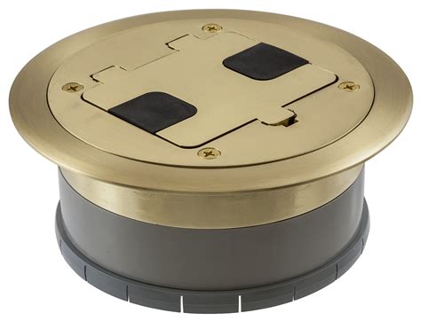 Bryant Electric Rf406bp Floor Box Cover With 15a 125v Outlet