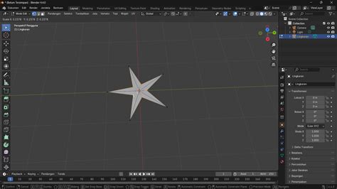 Membuat Patrick Di Aplikasi Blender