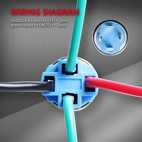 12v 12mm Waterproof Latching Push Button Switch With Led Daier