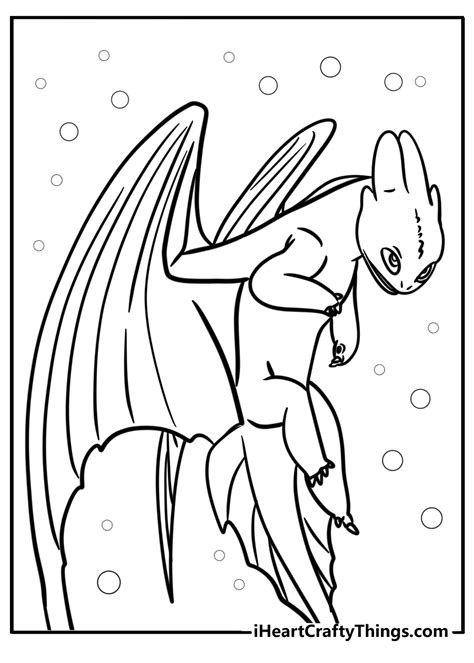 Free Printable Toothless Coloring Pages 2025