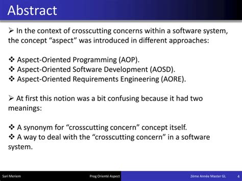 What Is An Aspect In Aspect Oriented Requirements Engineering Ppt