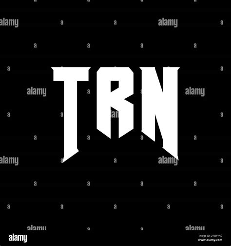 Trn Letter Logo Design For Technology Company Trn Logo Design Black And White Color Combination