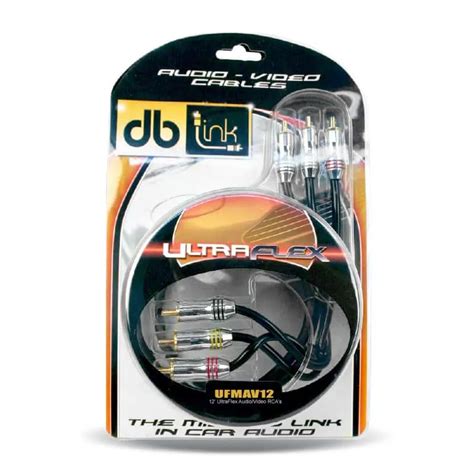 Db Link Ufmav12 Ultraflex Series 12 Ft Triple Shielded Rca Audiovideo