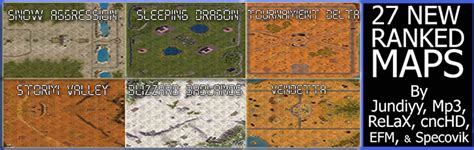 New Ranked Maps Added To Cnc Online Ladder 2020 Cnc Zero Hour