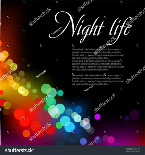 Glittering Lights Background Vector Stock Vector Royalty Free 35332177 Shutterstock