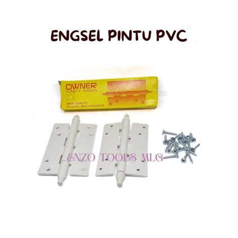 White Plastic Pvc Bathroom Door Hinge Shopee Philippines