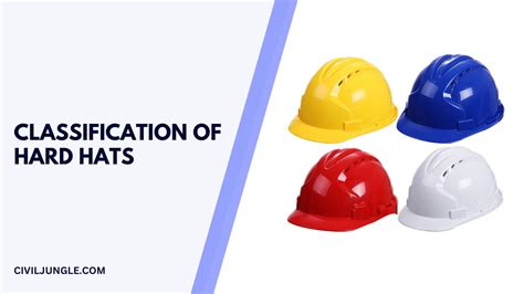 Hard Hats Types Color Codes And Safety Standards Civil Jungle
