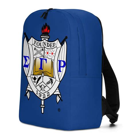Sgrho Crest Minimalist Backpack For Sorority Life Aandw Greek Shop