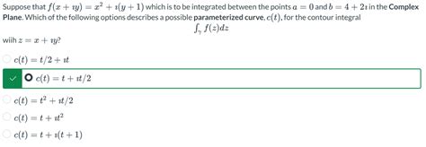 Parameterized Curve Question R Askmath