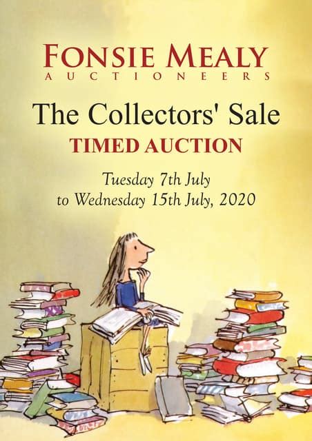Fonsie Mealy Auctioneers Summer Rare Book And Collectors Sale July 7th 2020 Pdf