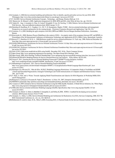 A Review Of Soa Modeling Approaches For Enterprise Information Systems