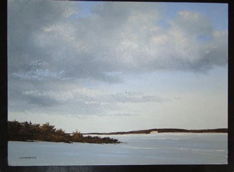 John Handcock Important Maine Artist Oil On Board Seascape 1731166602