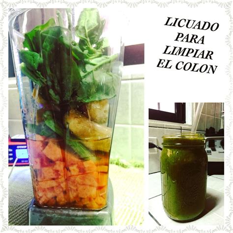 Limpia Tú Colon Con Este Licuado Papaya Apio Espinaca Banano Sabila