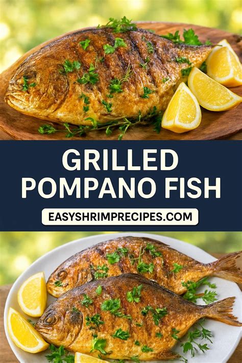 Grilled Pompano Fish With Bold Asian Inspired Flavors