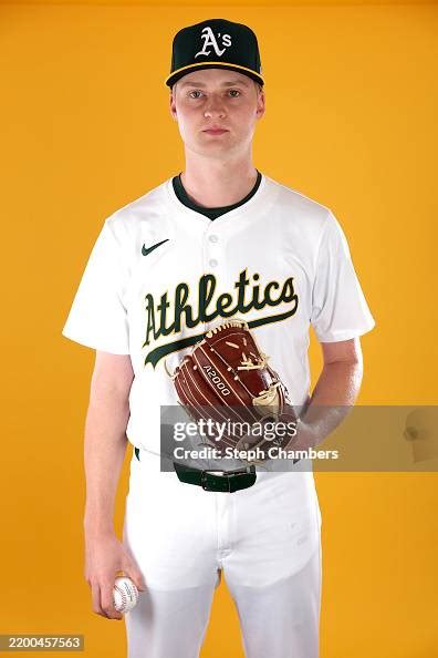 Noah Murdock Of The Oakland Athletics Poses For A Portrait During News Photo Getty Images