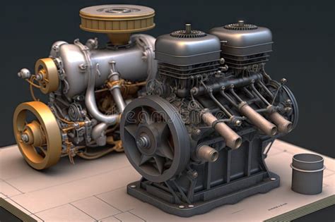 Cycles For Assembling Engine In Homeland Industrial Modern 40 Stock Cycles For Assembling Engine In Homeland Industrial Modern 40 Stock