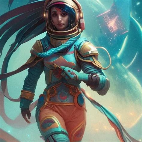 Ai Art Generator Shraddha Kapoor As Astronaut
