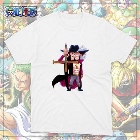 One Piece Warlord Dracule Mihawk Chibi High Quality Shirt Op18 Lazada Ph