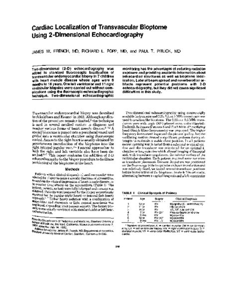 Pdf Cardiac Localization Of Transvascular Bioptome Using 2