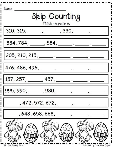 Free Easter Math Second Grade Math Review Worksheets Free