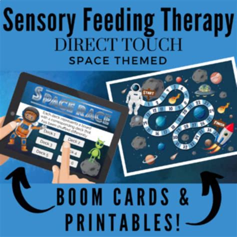 Sensory Feeding Therapy Board Game Space Themed By Speak Sweet