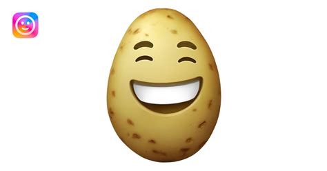 Happy Round Potato Emoji Ai Emoji Generator