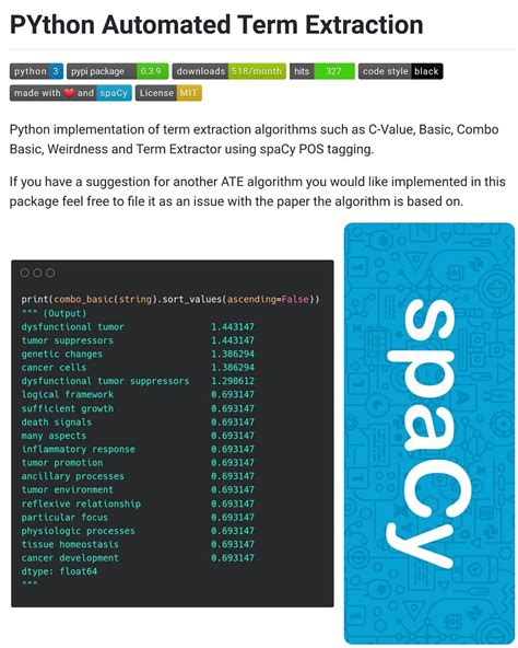 Automated Term Extraction With Pyate — Spacy Praveen Govindaraj Medium